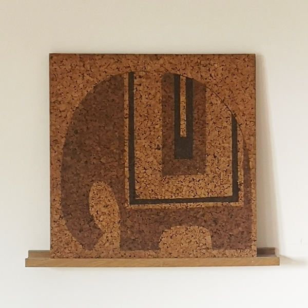 Tableau mural en liège "Vendu" - Upcy